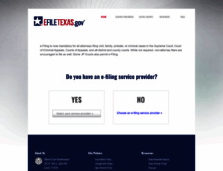 Access efiletexas.gov. eFileTexas.Gov | Official E-Filing System for Texas