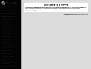 Access eforms.alacourt.gov. E-Forms - Alabama Administrative Office of ...
