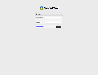 Access efs.syncedtool.com. Login
