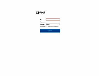 Access ehr.cj.net. Starting e-HR