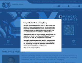 Access elsik.aliefisd.net. Home | Elsik High School