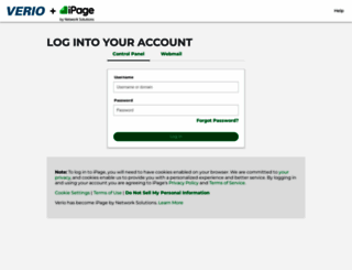 Access emailmg.verio.com. Verio Login