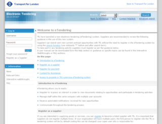 Access eprocurement.tfl.gov.uk. Transport for London - Welcome to ...