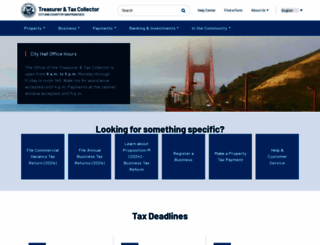 Access etaxstatement.sfgov.org. Online Services