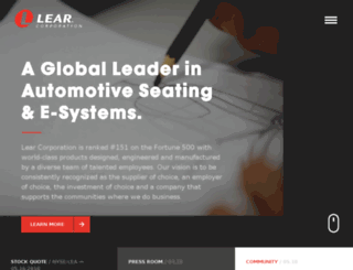 Access everyone.lear.com. Lear Corporation | Automotive Seating & E-Systems