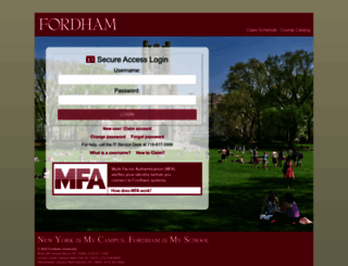 Access fass.fordham.edu. IIS Windows Server