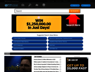 Access frontpage.pch.com. Frontpage
