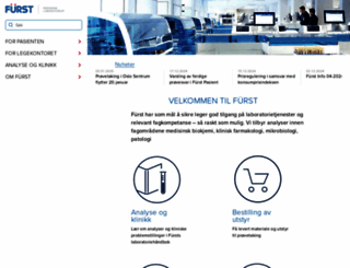 Access furst.no. Fürst Medisinsk Laboratorium