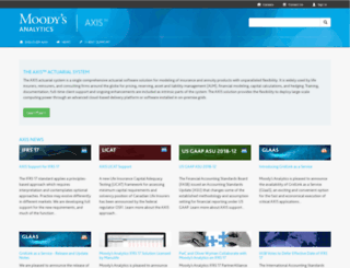 Access ggy.com. AXIS - High Performance Actuarial Software