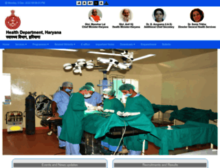 Access haryanahealth.nic.in. Home : Health Department, Haryana