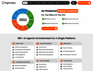 Access highradius.com. Autonomous Finance for O2C, Treasury & R2R ...