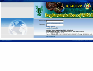 Access icarerp.iasri.res.in. Login
