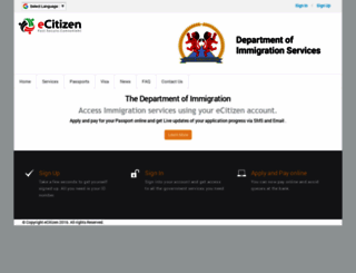 Access immigration.ecitizen.go.ke. eCitizen - Gateway to All Government Services