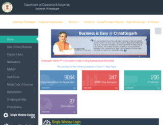 Access industries.cg.gov.in. Welcome to Department of Commerce ...