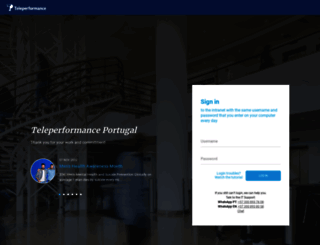 Access intranet.teleperformance.pt. Log in | Teleperformance Portugal ...