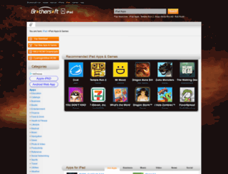 Access ipad.brothersoft.com. iPad WEB App Store – iPad Apps & Games on ...