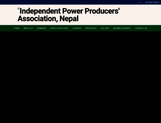 Access ippan.org.np. Independent Power Producers' Association, Nepal