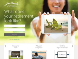 Access jhpensions.com. John Hancock Retirement Plan Participants ...