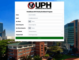 Access join.uph.edu. Registrasi | UPH