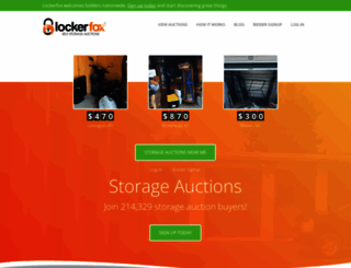 Access lockerfox.com. Online Storage Auctions with Lockerfox | Start ...