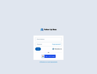 Access login.followupboss.com. Follow Up Boss