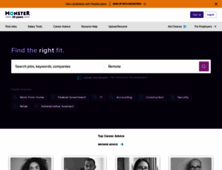 Access m.en.monster.ca. Monster Canada and MyPerfectResume Builder ...