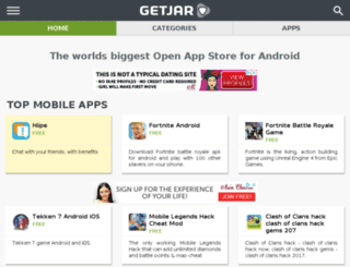 Access m.getjar.com. GetJar - Download Free Apps, Games and Themes APK