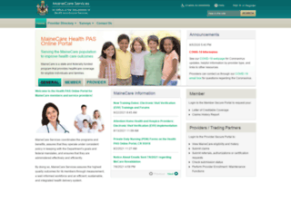 Access mainecare.maine.gov.