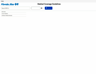 Access mcgs.bcbsfl.com. Medical Coverage Guideline