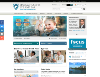 Access meei.harvard.edu. Mass. Eye and Ear | Mass. Eye and Ear