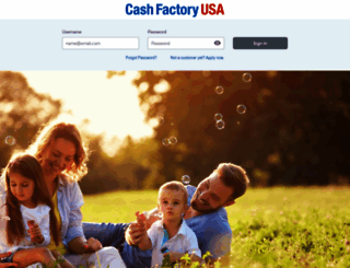 Access members.cashfactoryusa.com. Login | My Account | Cash Factory USA
