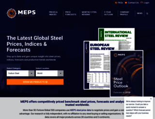 Access meps.co.uk. Global Steel Prices, Indexes & Forecasts | MEPS ...