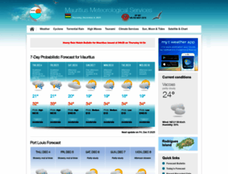 Access metservice.intnet.mu. Mauritius Meteorological Services