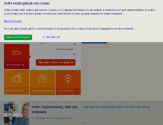 Access mijn.ohra.nl. OHRA - Verzekeringen en bankproducten