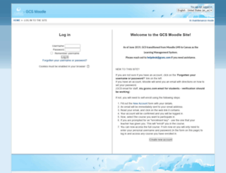Access moodle.gcsnc.com. GCS Moodle: Log in to the site - In ...