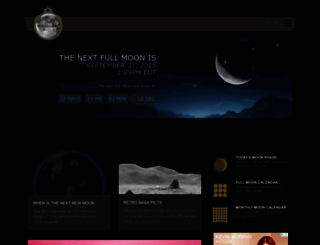 Access moongiant.com. Moongiant > Next Full Moon