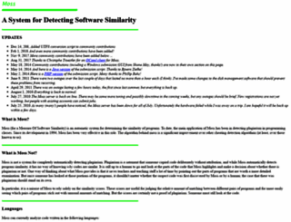 Access moss.stanford.edu. Plagiarism Detection