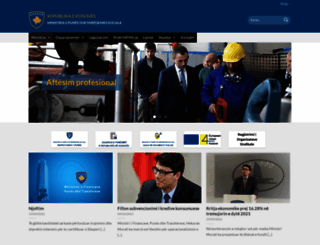 Access mpms.rks-gov.net. MPMS – Ministria e Punes dhe Mireqenies Sociale