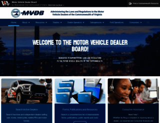 Access mvdb.virginia.gov. Motor Vehicle Dealer Board – Supporting the ...
