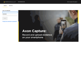 Access my.evidence.com. Sign In - Axon