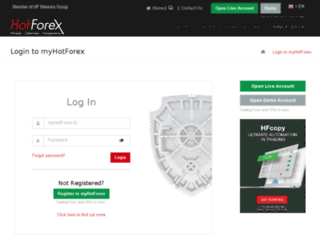Access my.grouphf.com. myHF | HotForex Broker | Login Client Area