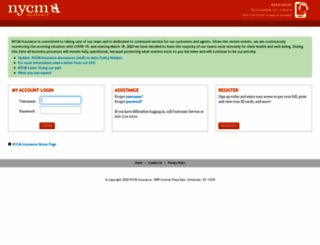 Access myaccount.nycm.com. NYCM Insurance - My Account | Login