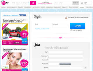 Access myaccount.wowcher.co.uk. Wowcher | Login