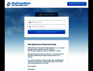 Access myfreemail.net. MyFreeMail
