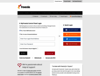 Access myfreeola.com. MyFreeola Login - Secure Freeola Control Panel
