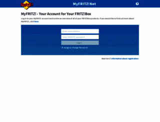 Access myfritz.net. MyFRITZ!Net