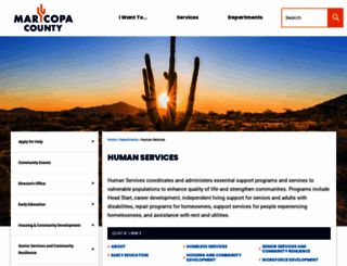 Access myhsd.maricopa.gov. HUMAN SERVICES | Maricopa County, AZ