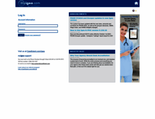 Access myigea.com. myigea - Login