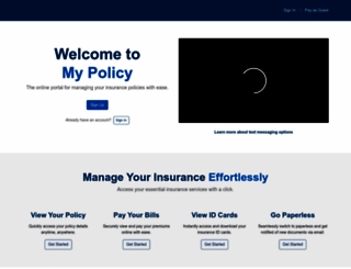 Access mypolicy.celinainsurance.com. My Policy - Celina Insurance Group