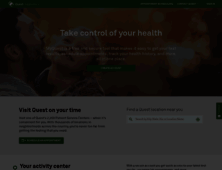 Access myquest.questdiagnostics.com. MyQuest
